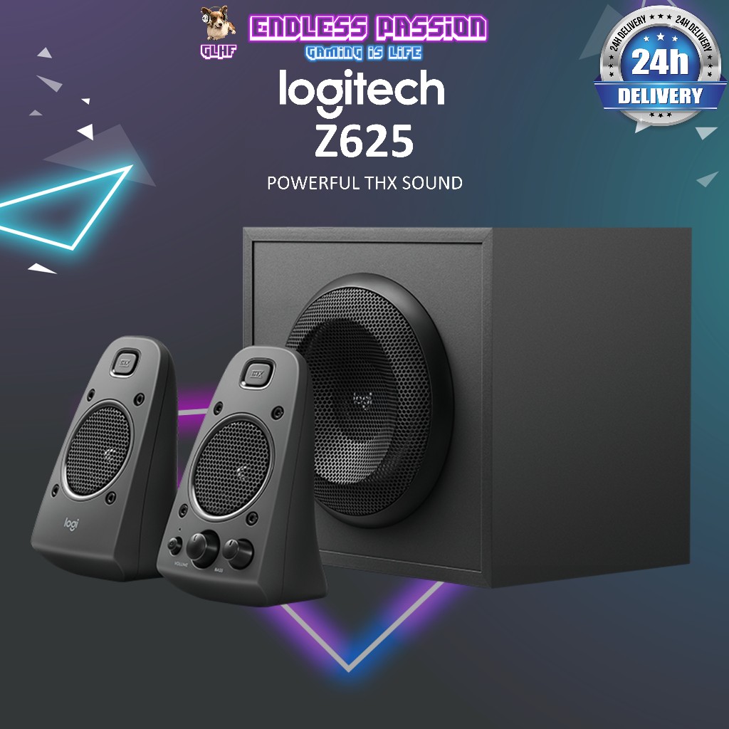Logitech Z625 2.1 Speakers W/Optical (200W) | Shopee Singapore