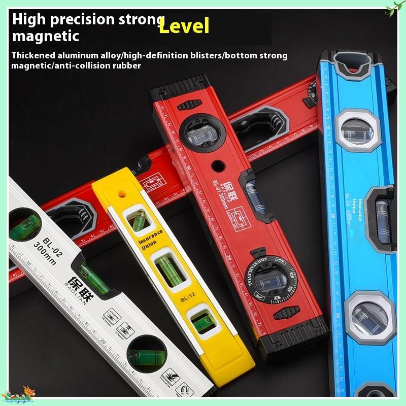 Magnetic Spirit Level Water Level Ruler Measuring Tool / Pengukur Rata ...