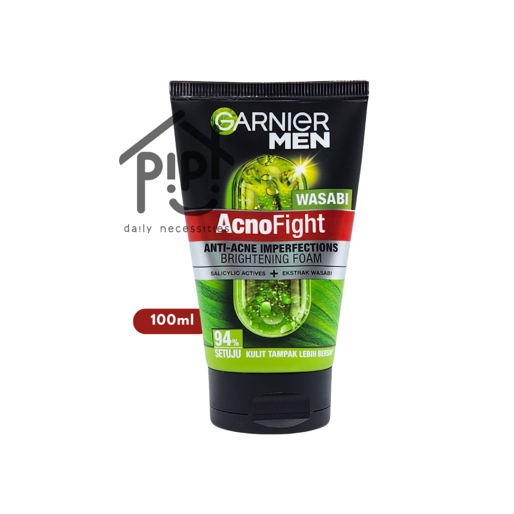 Garnier Men Acno Fight Anti-Bacterial Brightening Foam (Wasabi Extract) 100ml | Shopee Singapore