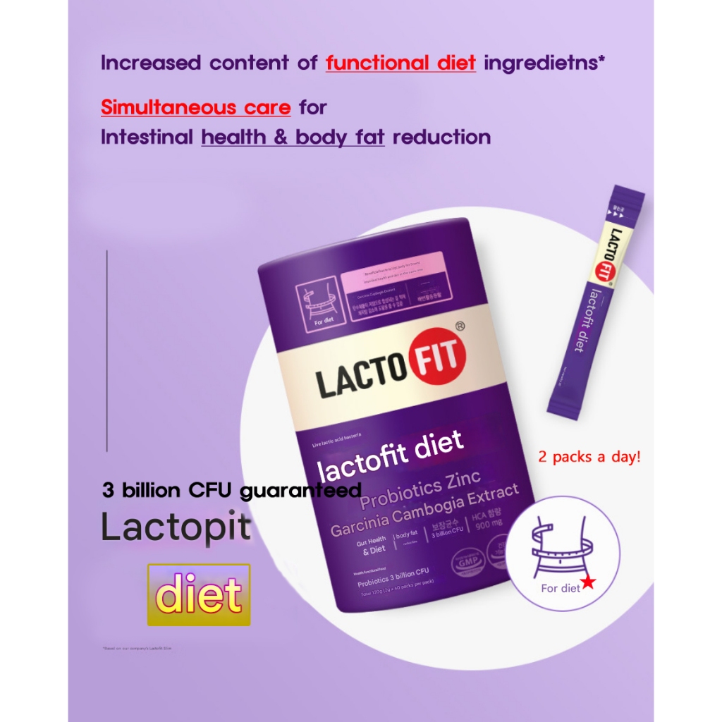 Lacto fit Probiotics Diet 2g for Digestive Health & Gut Flora Support ...