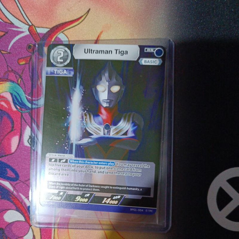 Ultraman Card Game English Ultraman Tiga BP01-004 RR | Shopee Singapore