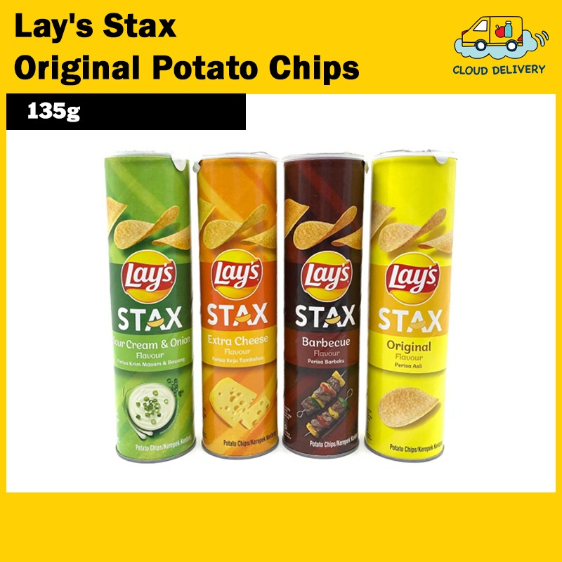 Lay's Stax Original Potato Chips 135G | Shopee Singapore