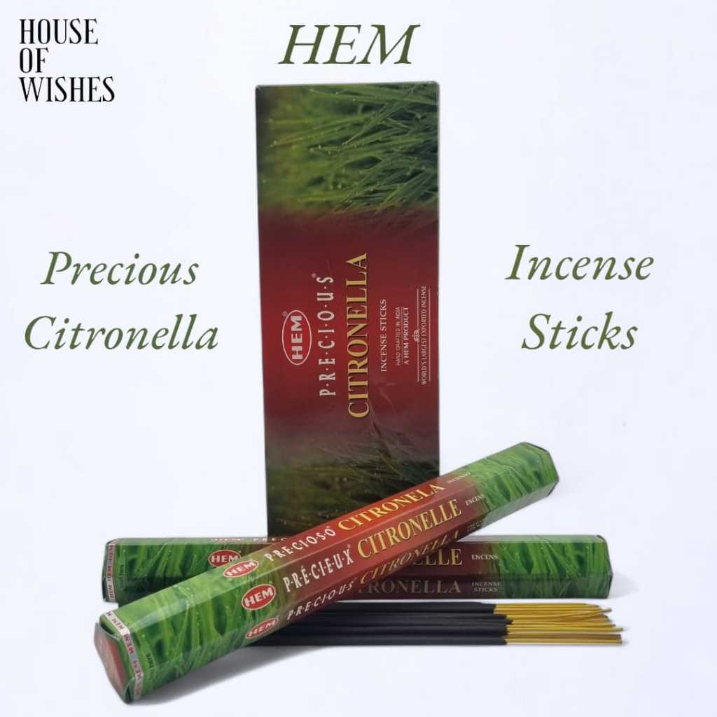 HEM - Precious Citronella Incense Sticks (20 Sticks Per Box) | Shopee ...