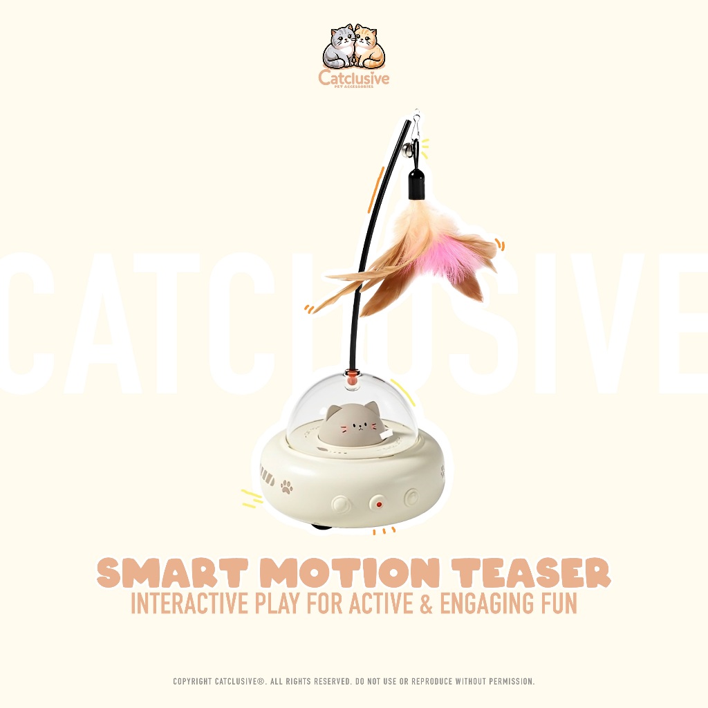 Smart Motion Cat Toy with Interactive Laser, Breathing Light, and ...