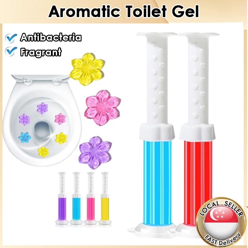 🇸🇬Toilet Deodorant Gel ,Toilet Fragrance,Toilet Bowl Flower Gel,Toilet ...
