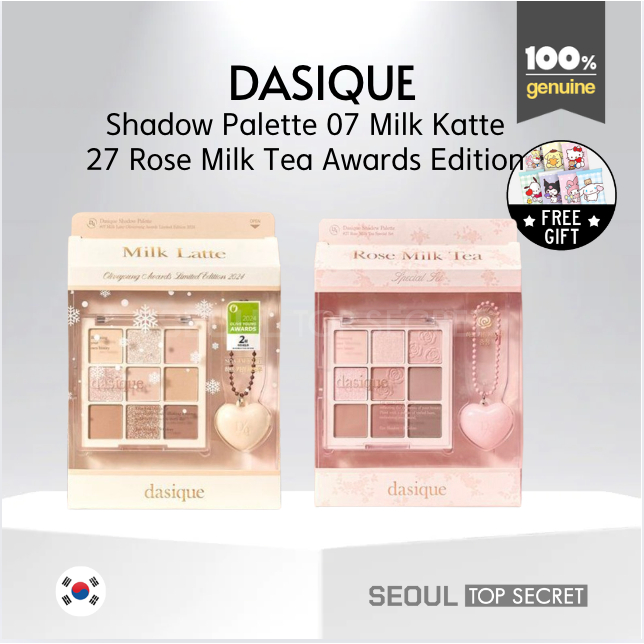 [DASIQUE] Shadow Palette 07 Milk Latte 27 Rose Milk Tea + Heat Shadow ...
