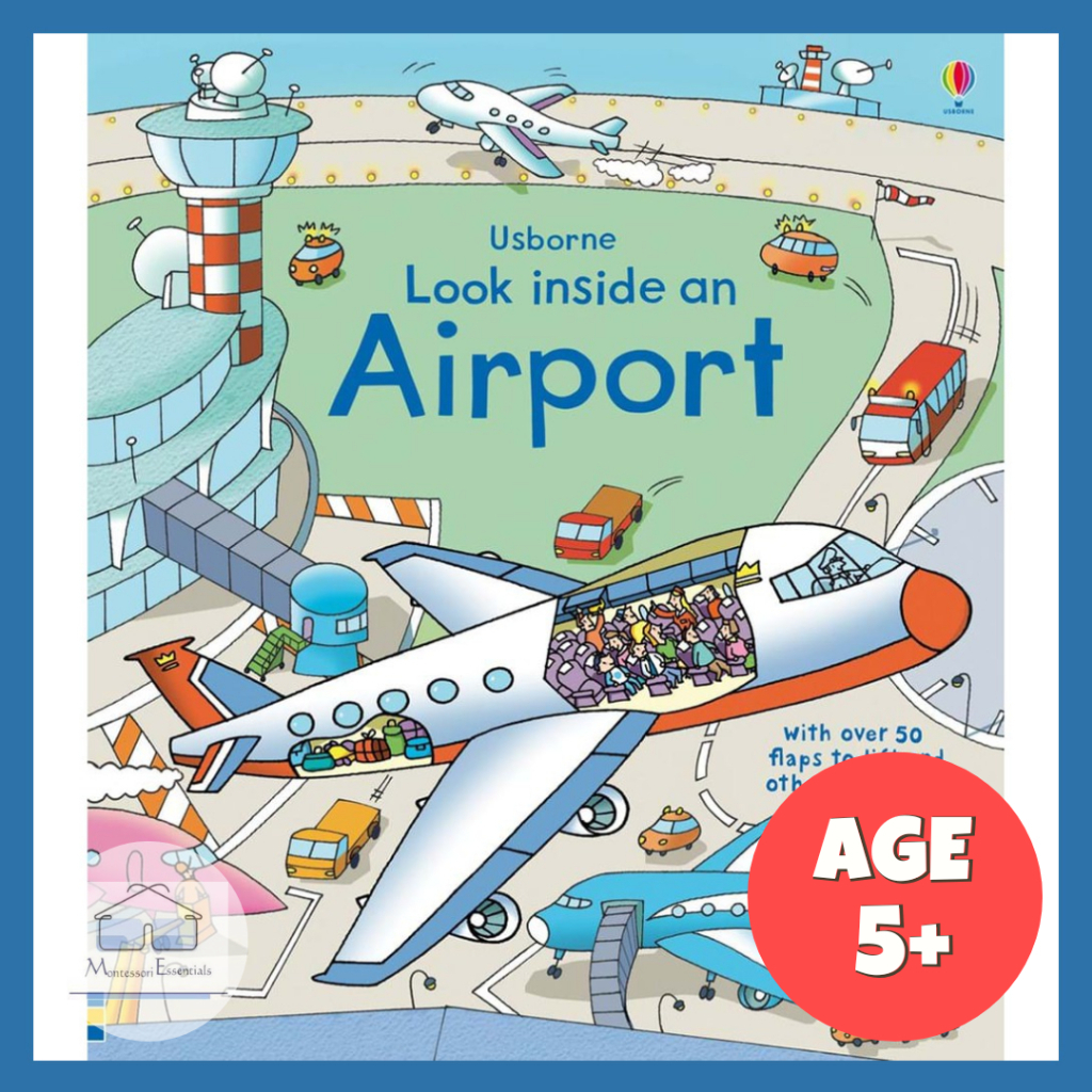 (An Airport) Usborne Look Inside - Children Kid Educational Hardcover ...