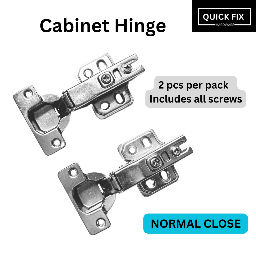Normal Close/ Soft Close Cabinet Hinge | Shopee Singapore