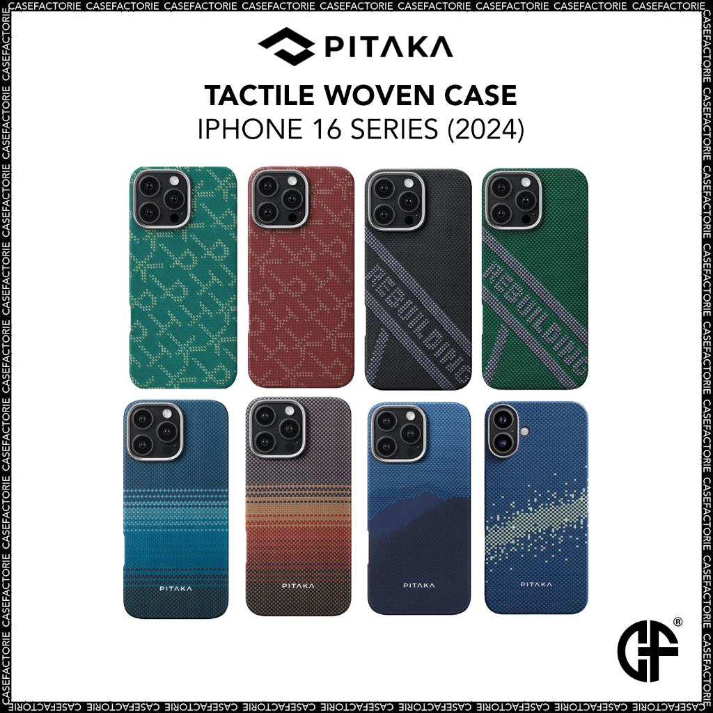 PITAKA Tactile Woven Case for iPhone 16 SERIES (2024) | Shopee Singapore