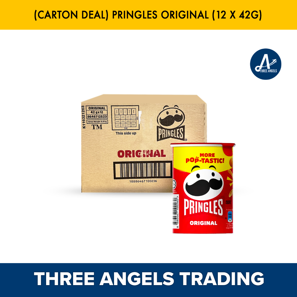 (Carton Deal) Pringles Original (12 x 42g) | Shopee Singapore