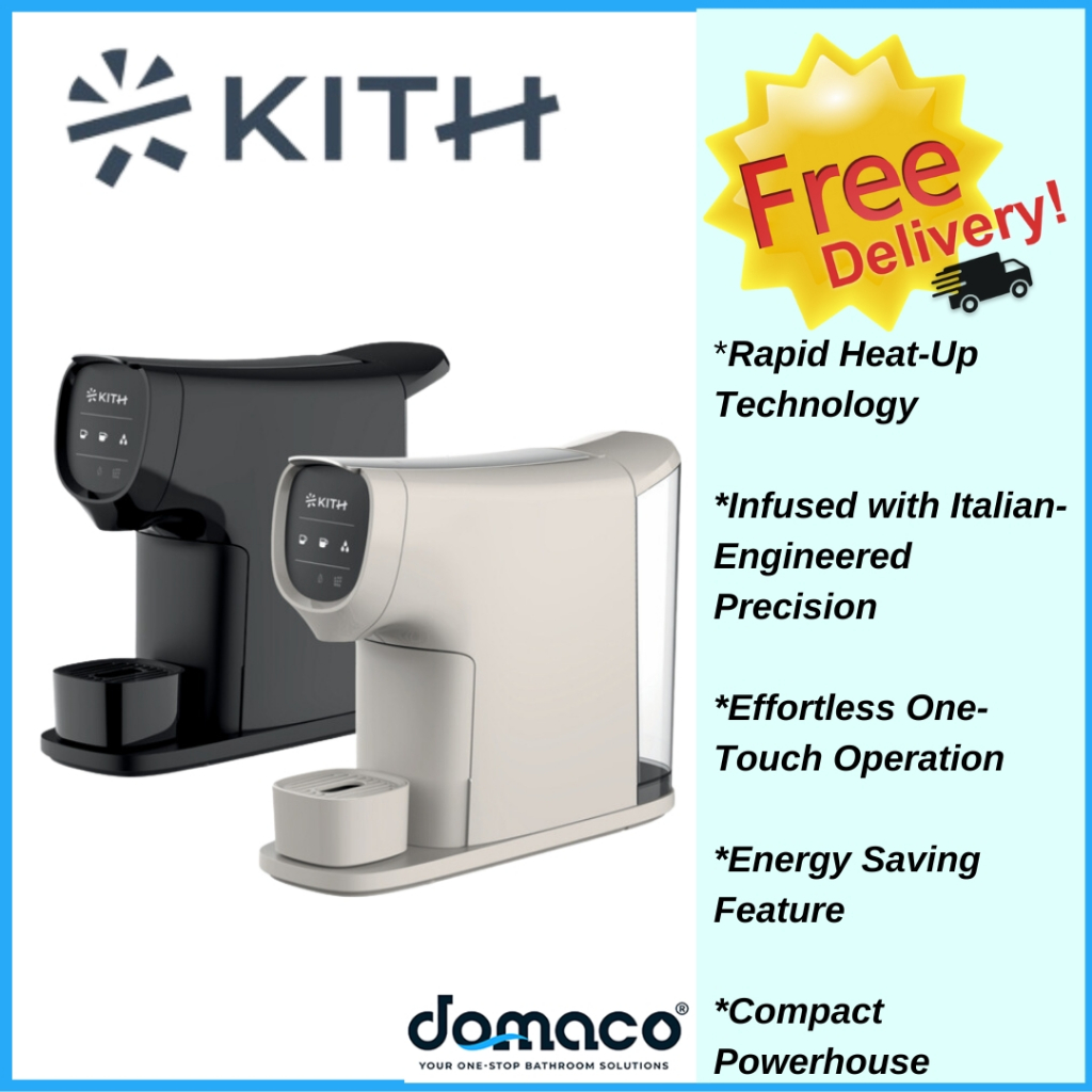 Kith Ava Capsule Coffee Machine CCM-1L-BK / CCM-1L-WV | Shopee Singapore