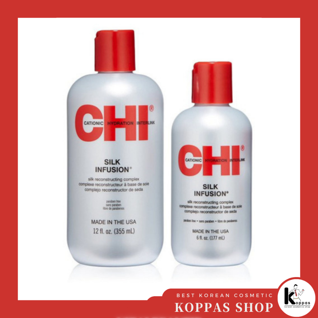 CHI Silk Infusion 177ml/355ml Hair treatment Leave-In Reconstructing ...