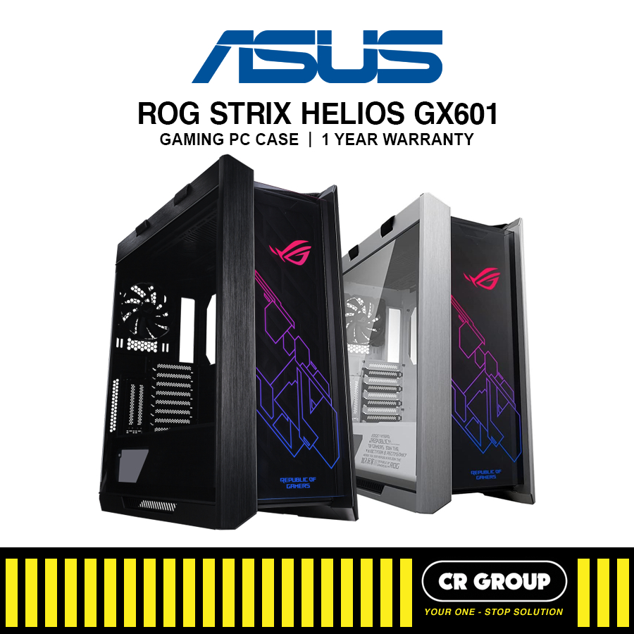 ASUS ROG STRIX HELIOS GX601 ATX Case - Tempered Glass - 420mm Radiator ...