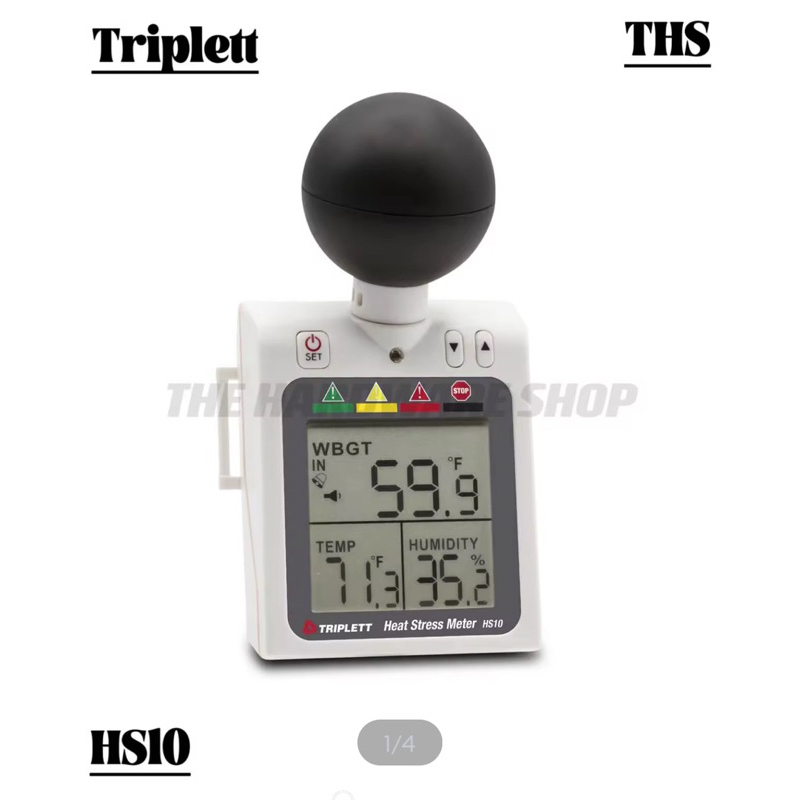 TRIPLETT Heat Stress WBGT (Wet Bulb Globe Temperature) Meter - (HS10) | Shopee Singapore