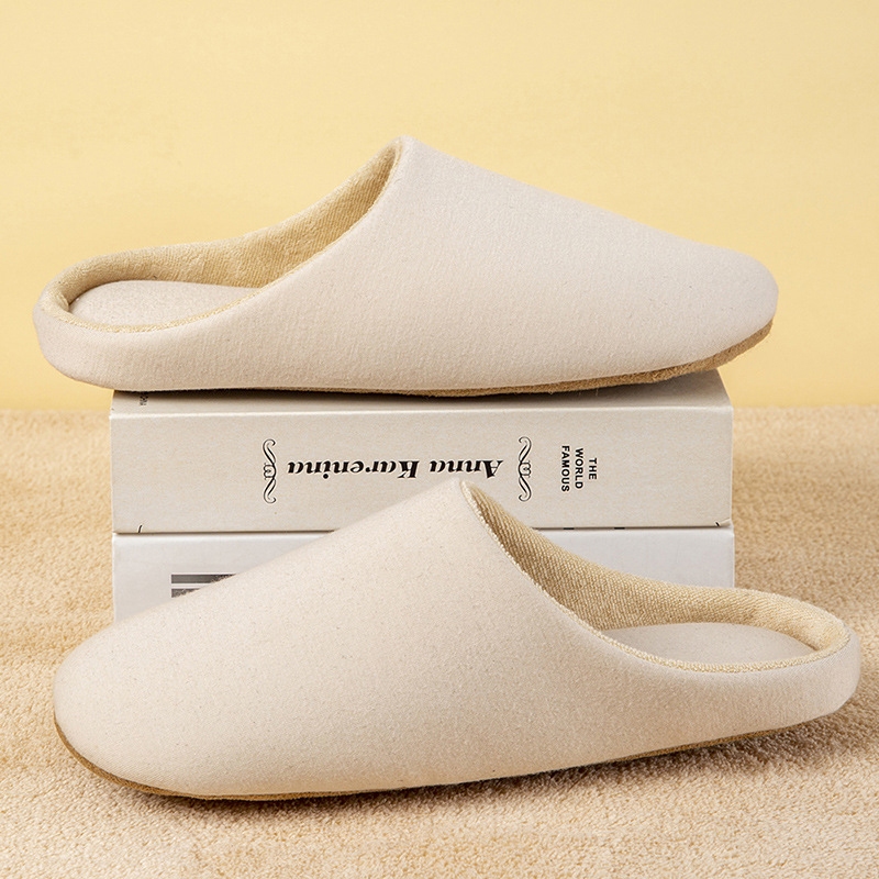 Japanese Style Slippers Washable Home Slippers Cloth Bottom Slippers ...