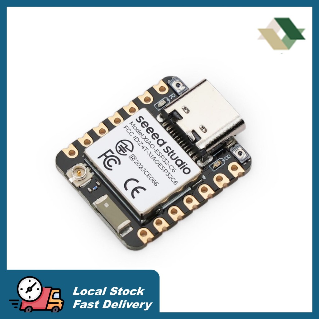 Seeed Studio XIAO ESP32C6 WiFi6+Bluetooth 5 Supports Zigbee/matter ...