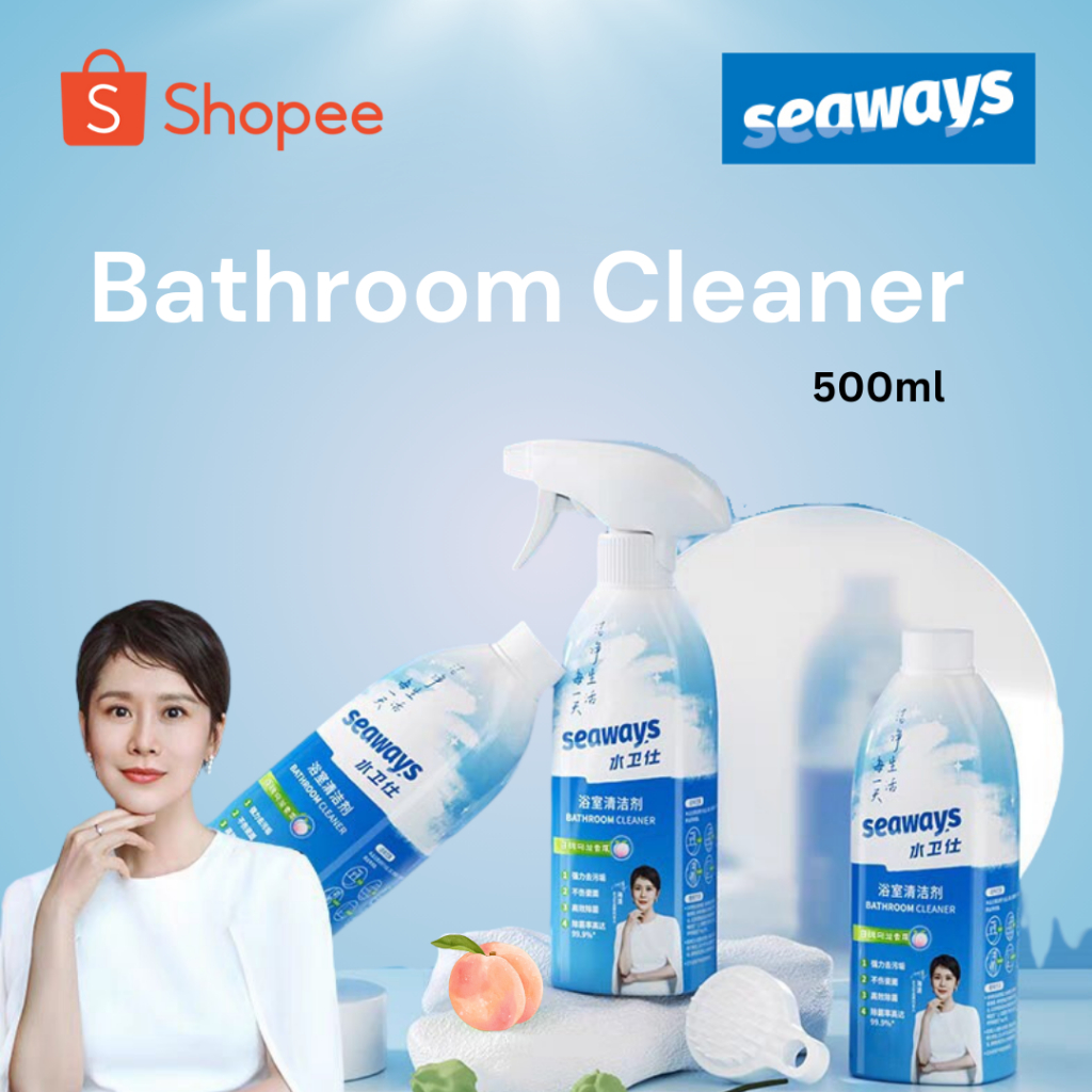 3 Bottles Seaways Bathroom Spray Cleaner 500g | Toilet Cleaner ...