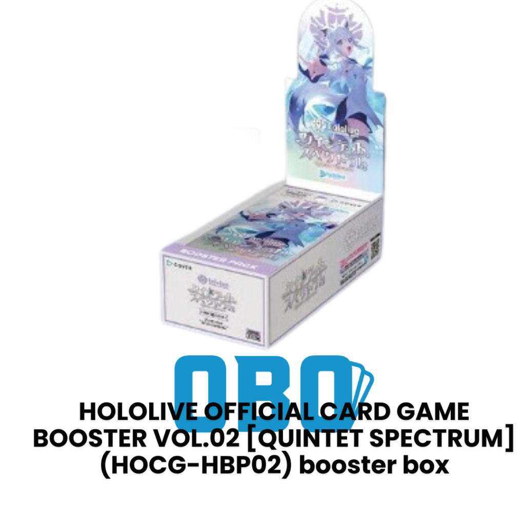 Hololive Official Card Game Booster Box VOL.02 [QUINTET SPECTRUM] (HOCG-HBP02) booster box ...