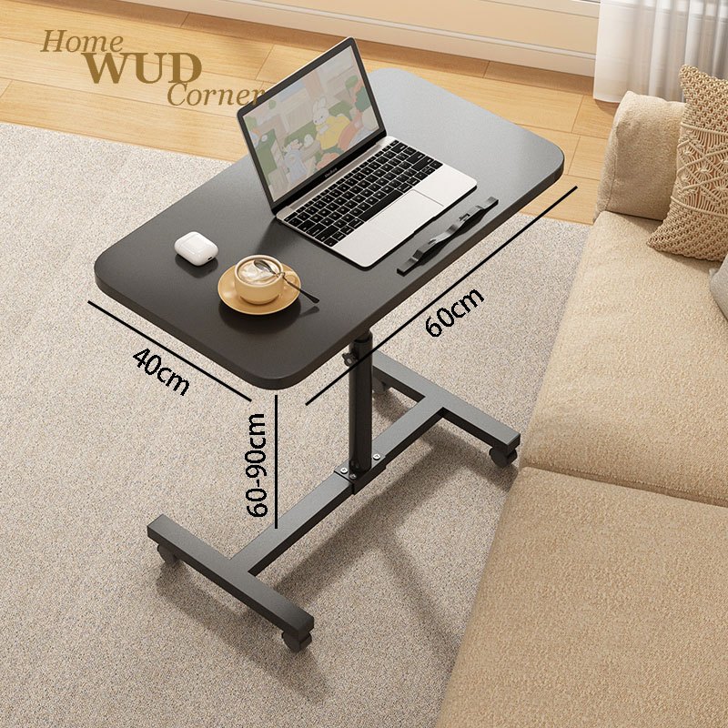 WUD Folding Bedside Table Movable Office Study Table Computer Table ...