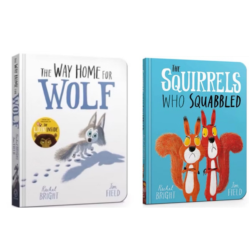 Authentic: The Squirrels who Squabbled/ The Way Home For Wolf by Rachel ...