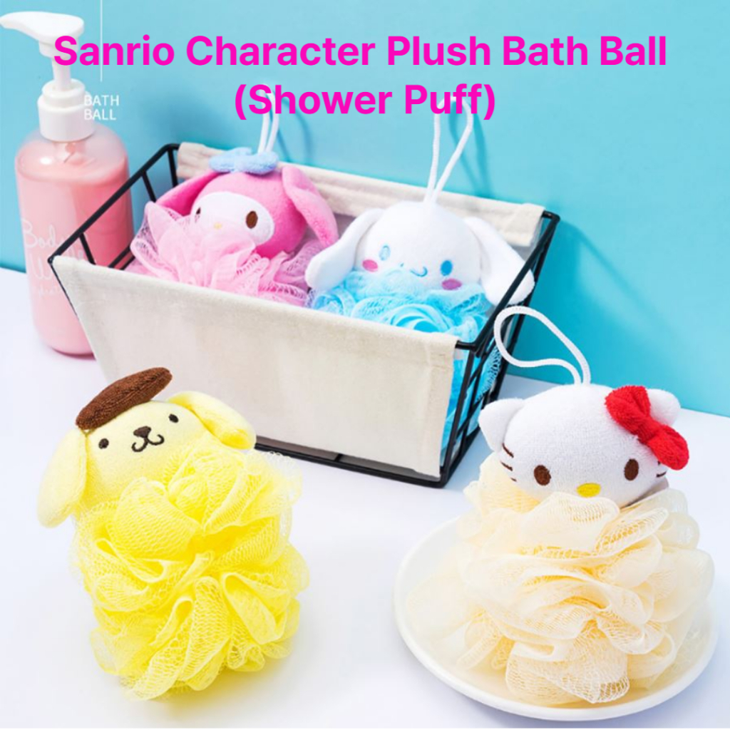 Sanrio Character Plush Bath Ball (Shower Puff) | Shopee Singapore
