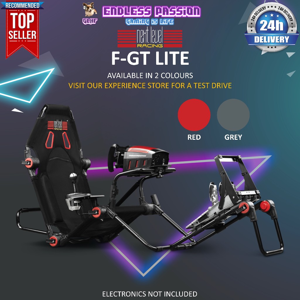 Next Level Racing F-GT Lite Formula Foldable Simulator Cockpit - NLR ...