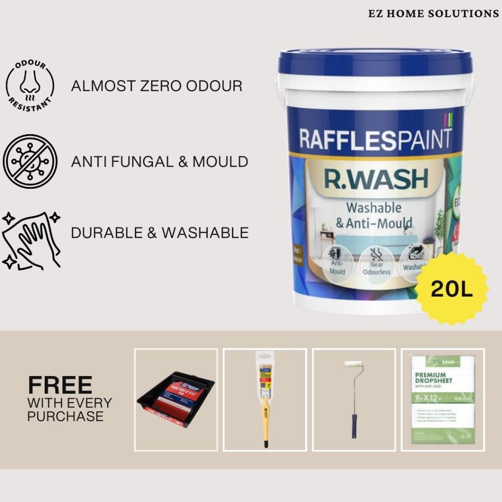 [FREE PAINTING KIT]Raffles R.Wash: Premium Washable Paint for ...