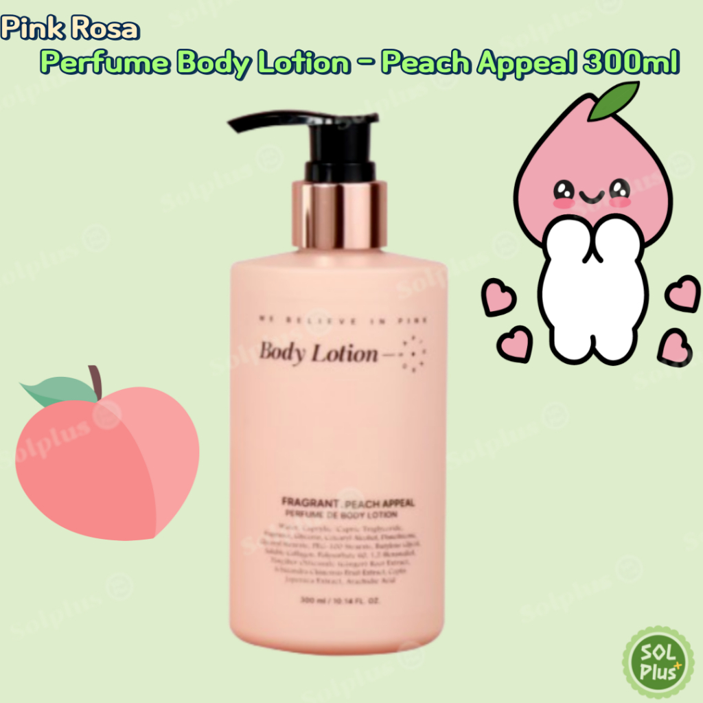 Pink Rosa Perfume Body Lotion - Peach Appeal (300ml) | Shopee Singapore