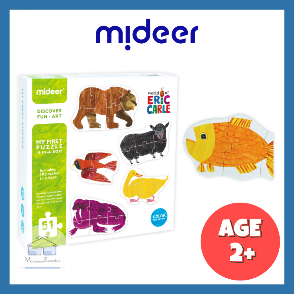 (10 in a Box) Mideer Eric Carle My First Puzzle Early Development ...