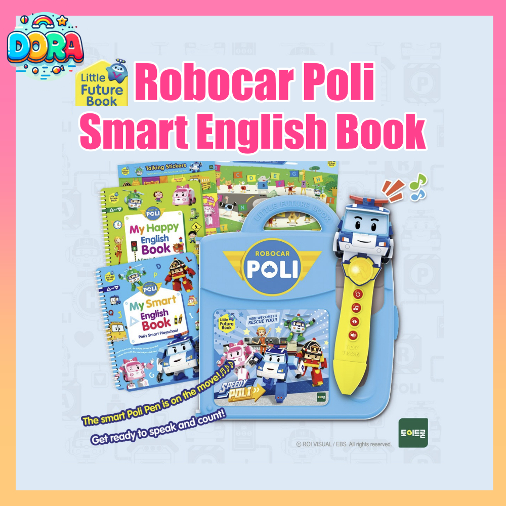 Robocar Poli Smart Book with Saypen Little Future Book | Shopee Singapore