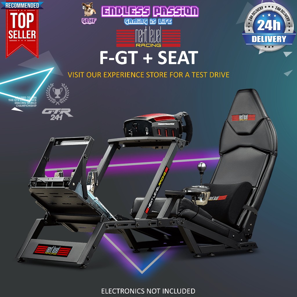 Next Level Racing F-GT Formula and GT Simulator Cockpit - NLR-S010 ...