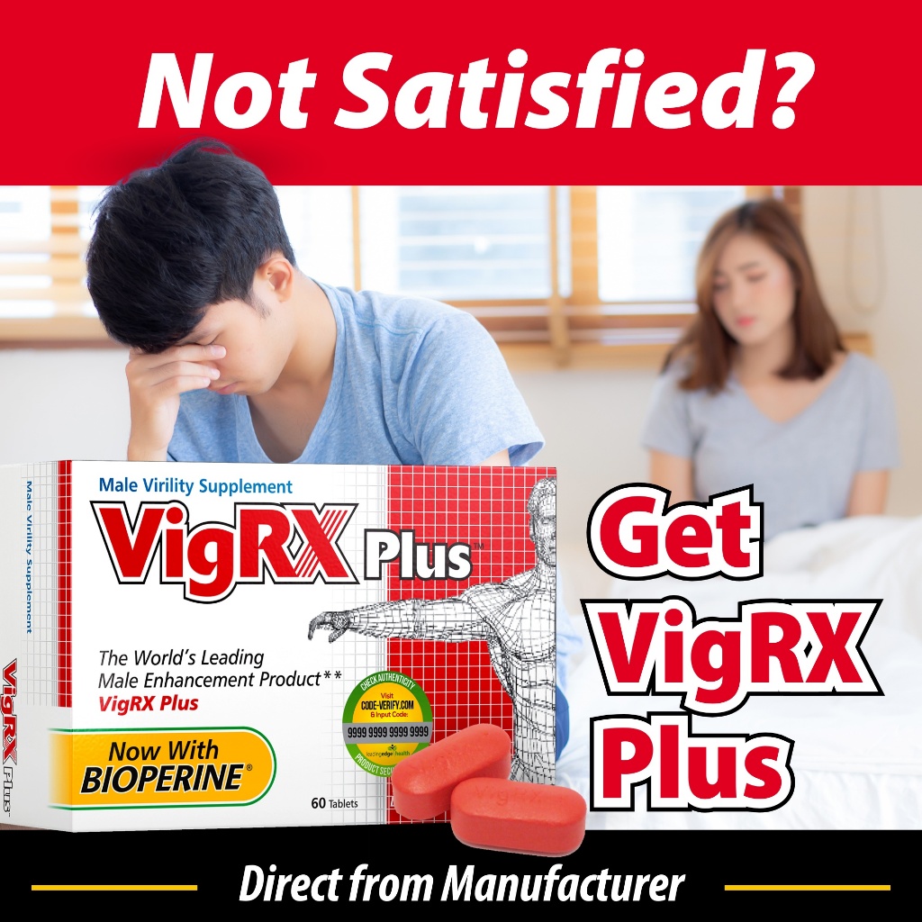 VigRX Plus Male Herbal Dietary Supplement Pills for Men by Official Leading Edge Health | Shopee ...