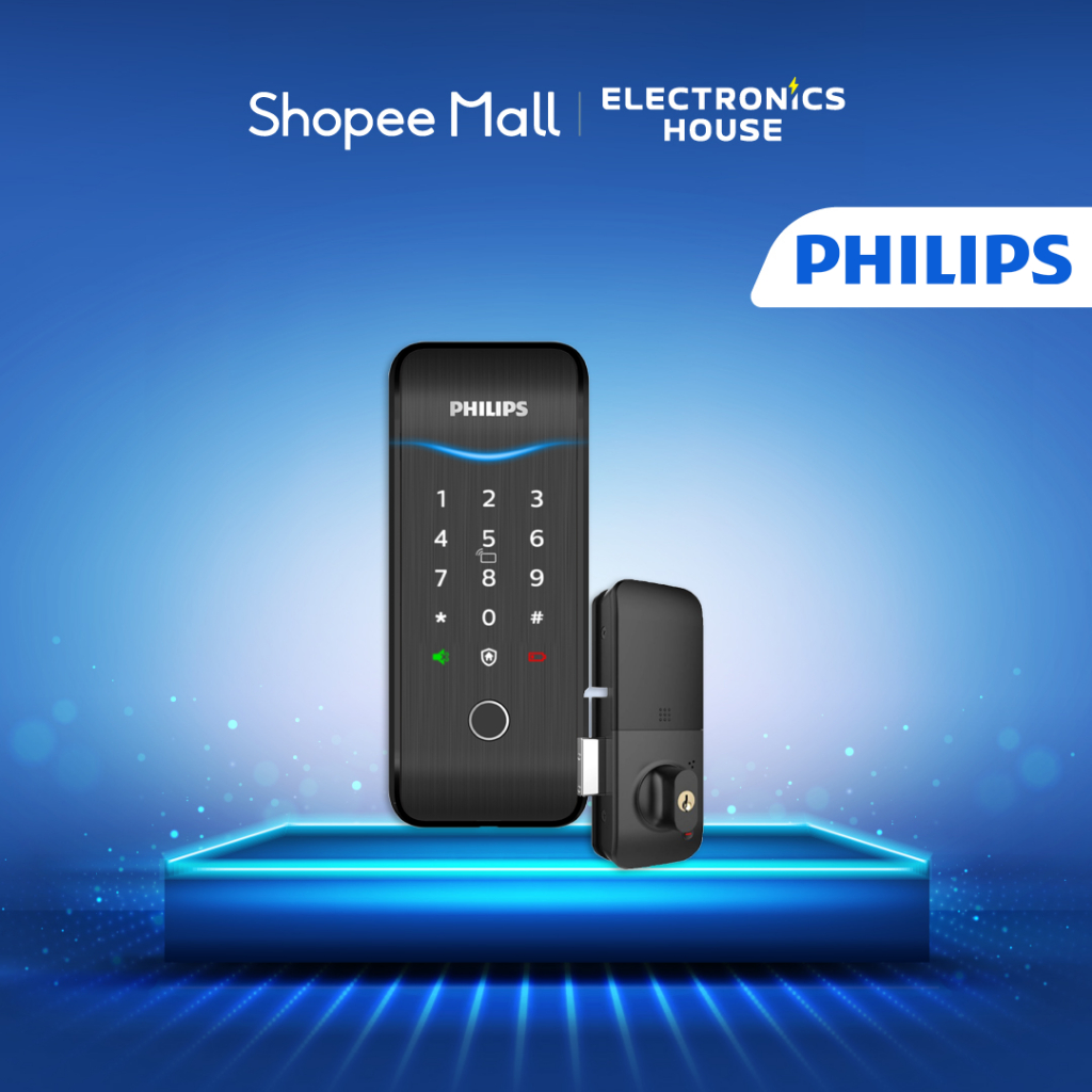 Philips EasyKey 5100K Gate Lock, Black | Shopee Singapore