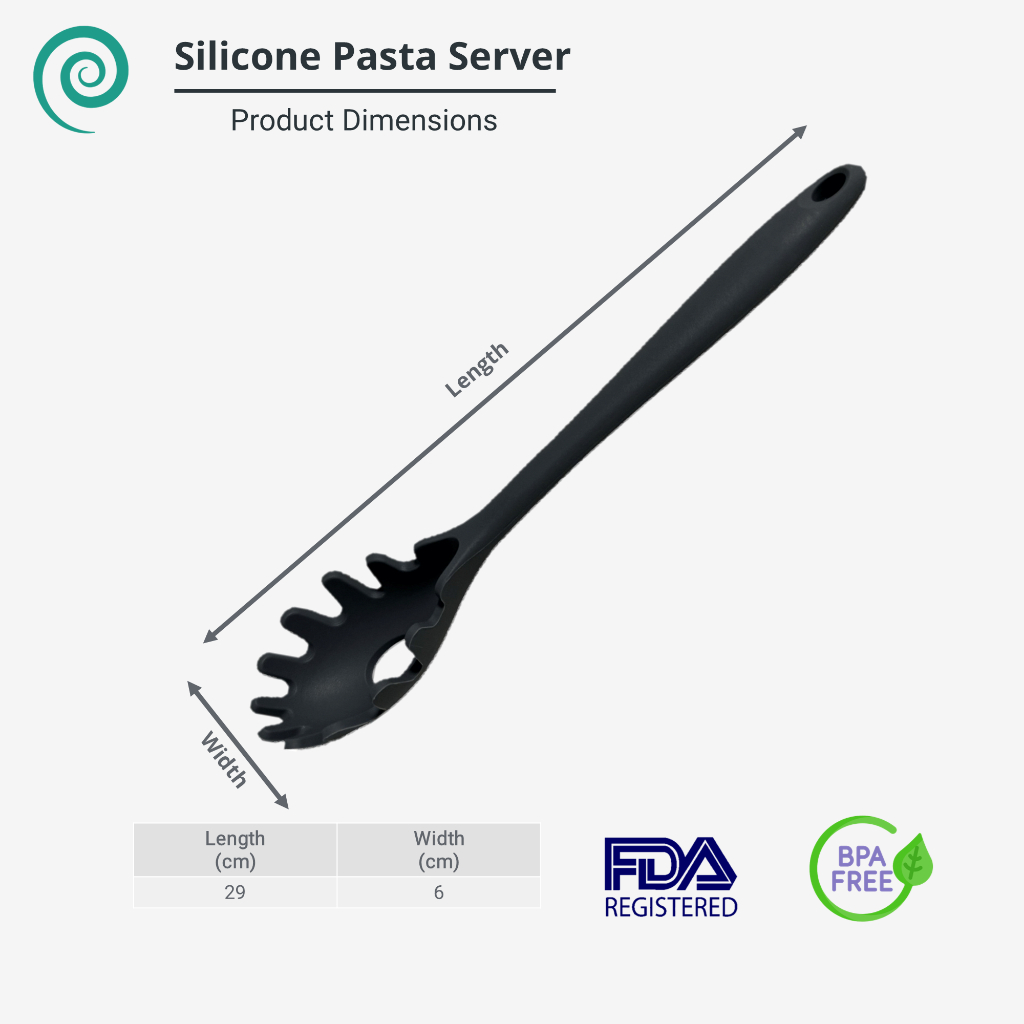 Helical™ Silicone Pasta Server | Kitchen Utensils | Kitchen Cookware ...