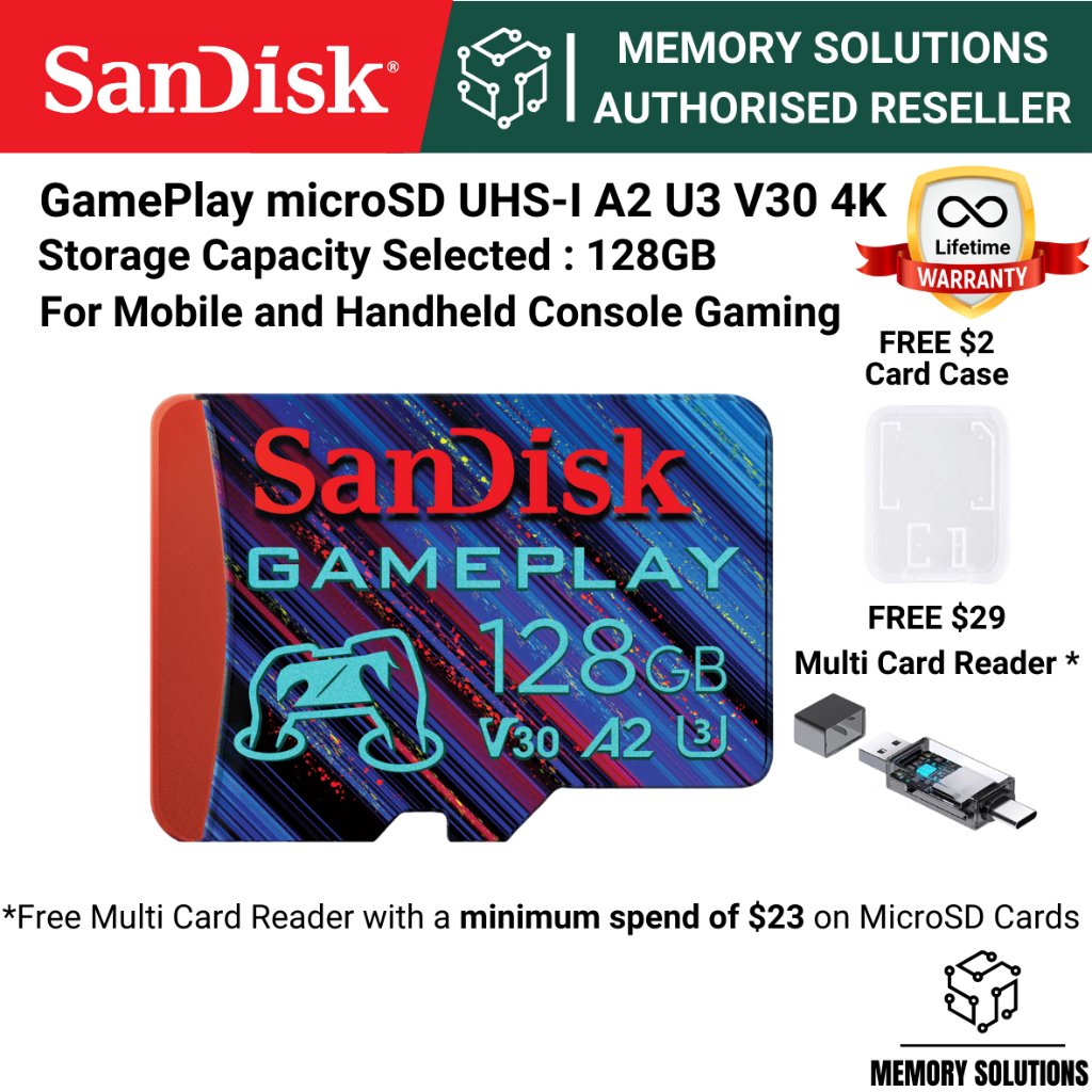 SanDisk GamePlay microSD Card | Mobile Gaming/Handheld Console Gaming/Record Games 256GB 512GB ...