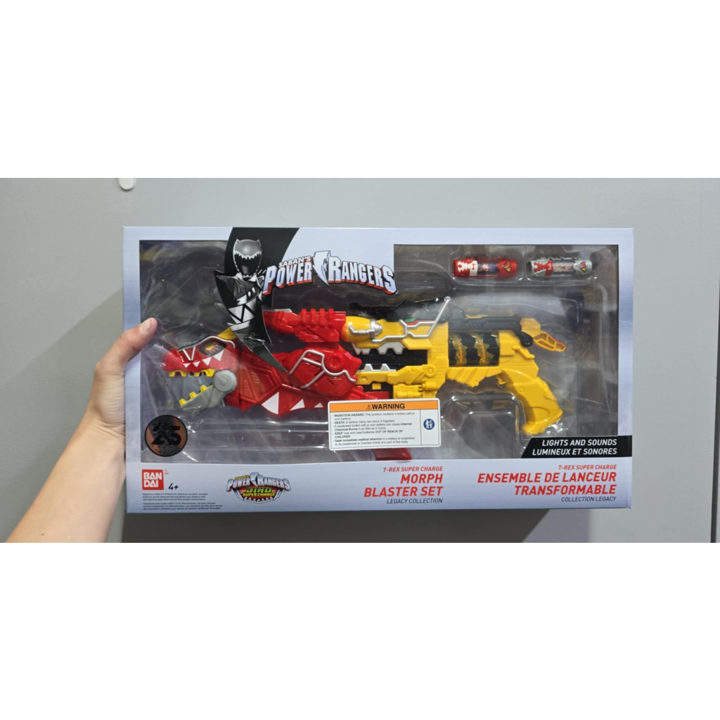 Power Rangers Dino Super Charge Morper and T-Rex Morpher Blaster Set ...