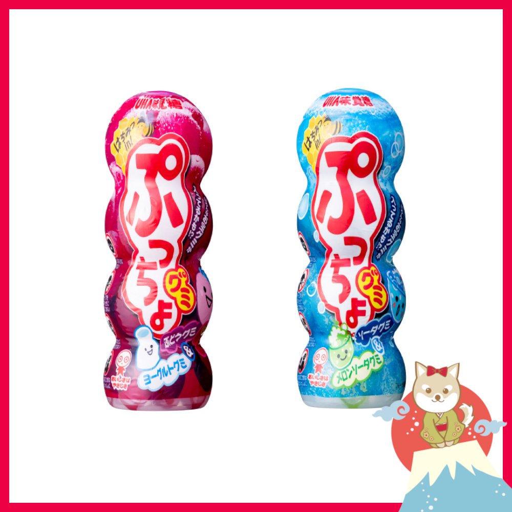 UHA Puccho Gummy Japanese Snacks / Shine Muscat / Grape / Soda / Cola ...
