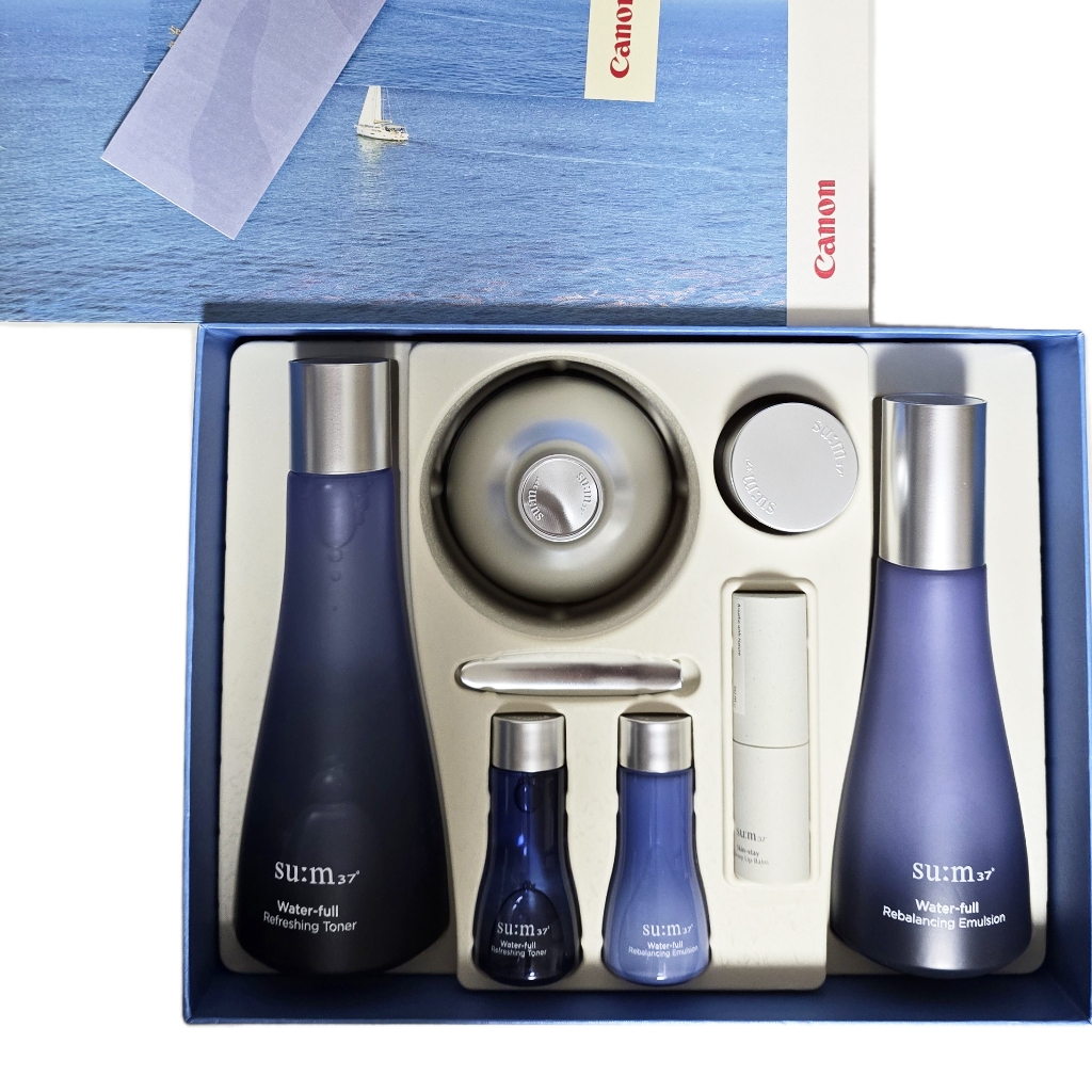Sum 37 - Water full 3 kinds Special Gift Set/Skin/Gel Lotion/Cream+Kits ...