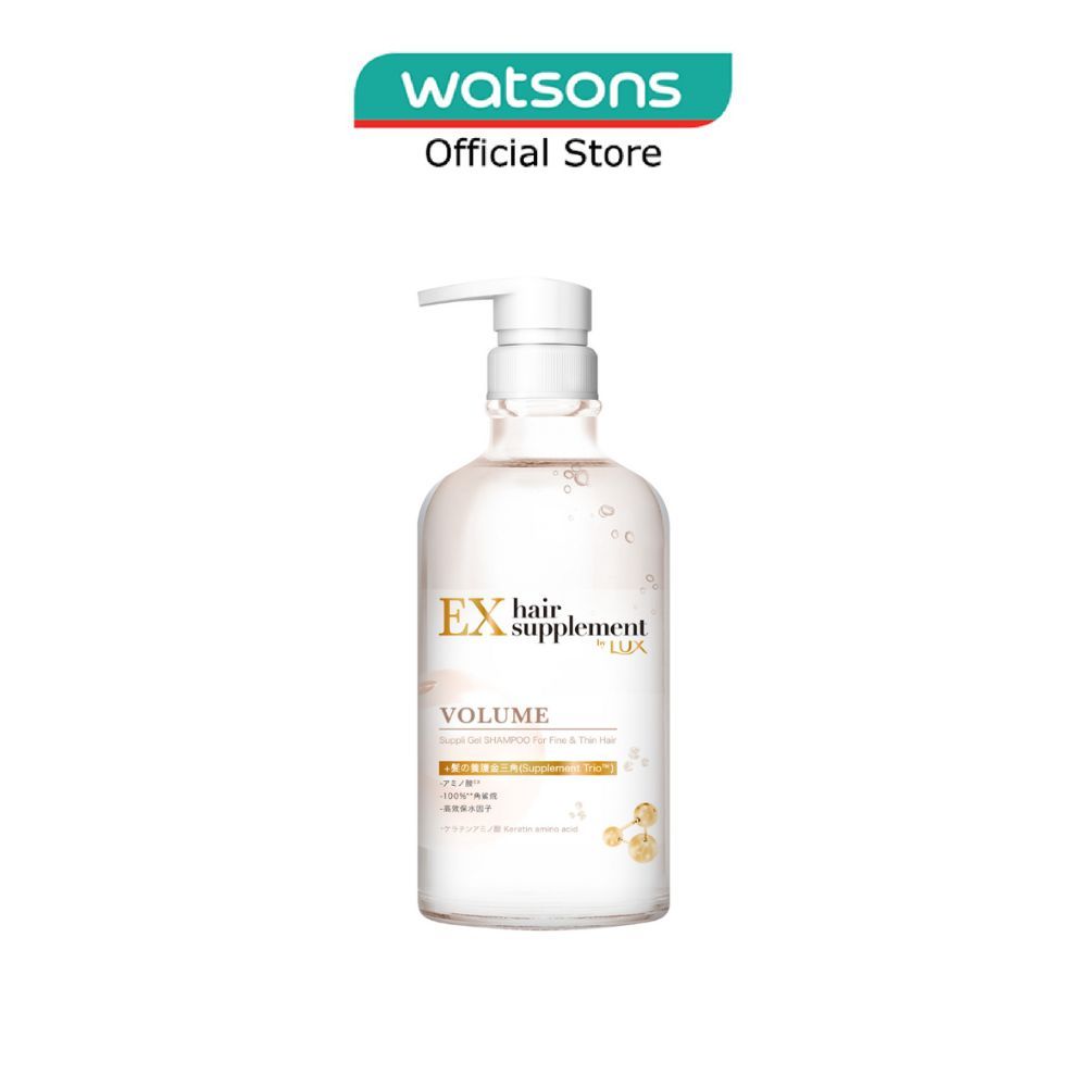 LUX HAIR SUPPLEMENT Smoothener Suppli Gel Shampoo (For Thin & Tangled Hair) 450g | Shopee Singapore