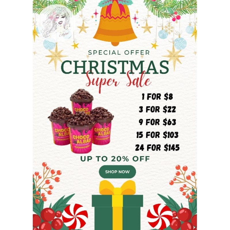 Choco Albab Pink Tub Mini Choco Crunch, Choco Ball, Mini Choco Dorayaki ...