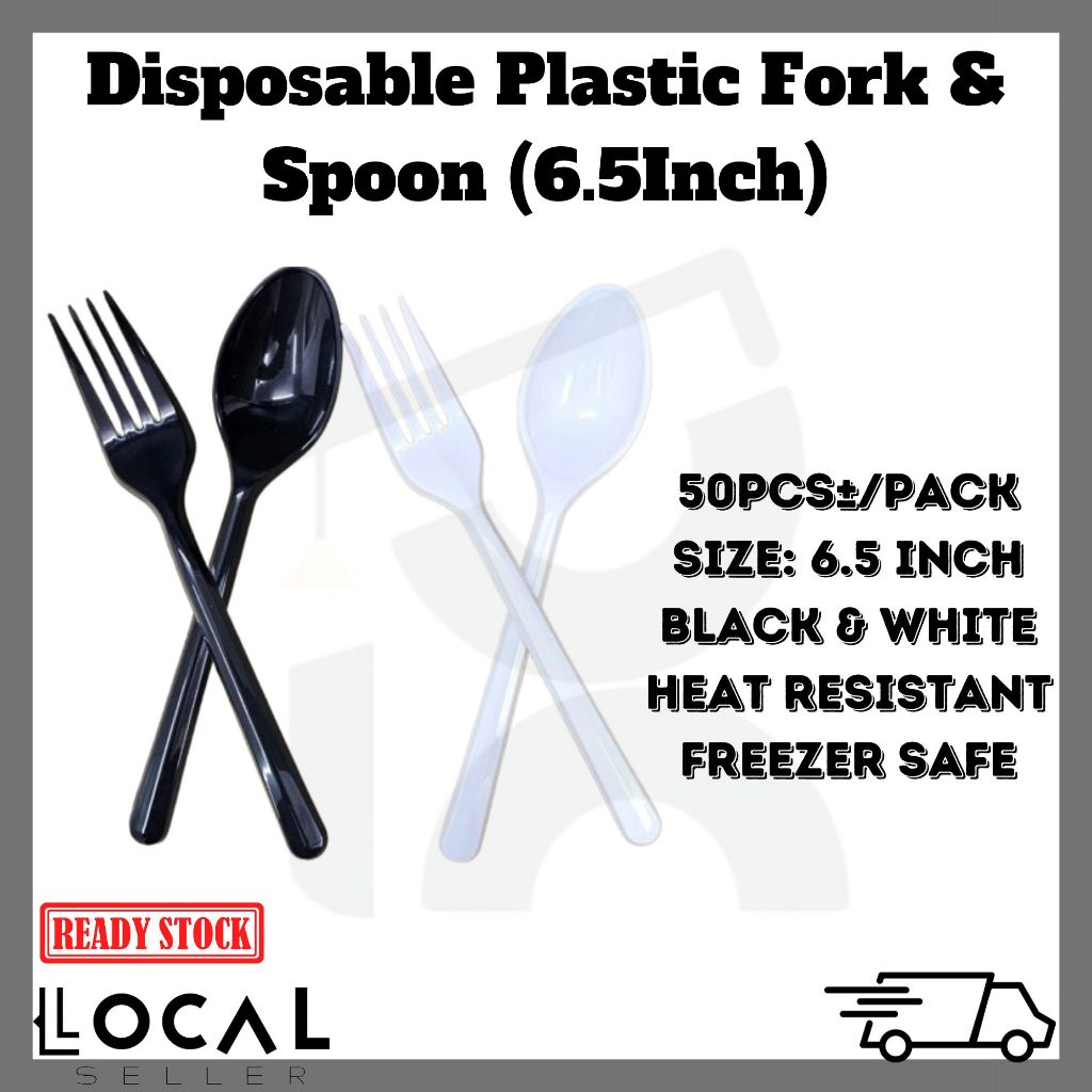 [SG Ready Stock] [Bundle Deal] DIsposable 6.5inch Plastic Spoon | 7inch ...