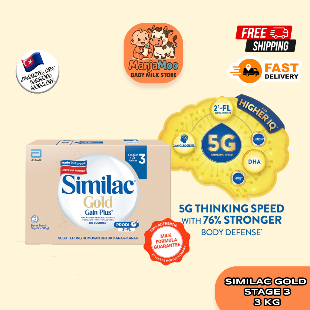 Cheapest | Similac Gold Gain Plus Stage 3 Growing Up Milk for Faster ...