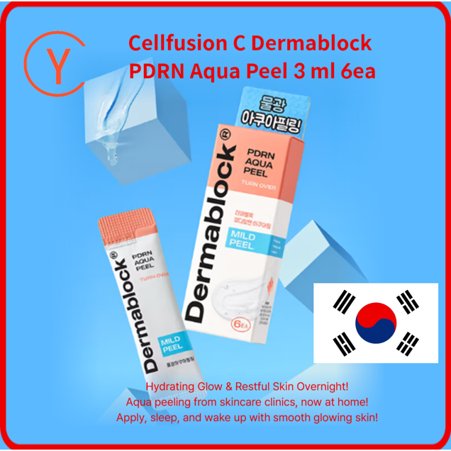 Cellfusion C Dermablock PDRN Aqua Peel 3 ml 6ea,Korean Sleep Peeling ...