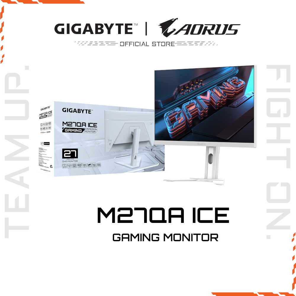 Gigabyte M27QA ICE - 180Hz KVM Gaming Monitor | QHD 27" IPS | 1440P ...