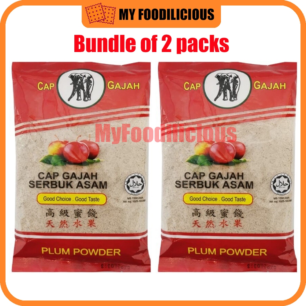 Cap Gajah Serbuk Asam Elephant Brand Plum Powder 酸梅粉 400g Halal ...