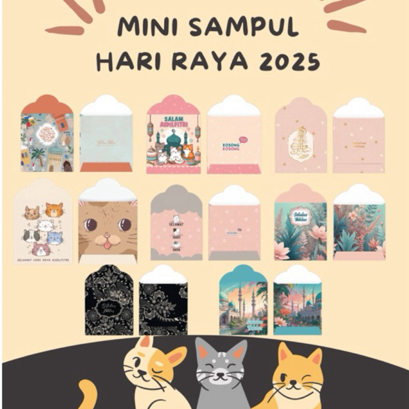 [RESTOCK] MINI SAMPUL HARI RAYA AIDILFITRI CHEAP 2025 | Shopee Singapore