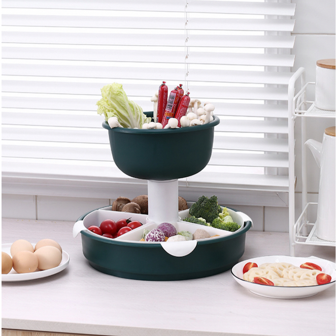 SG Seller Multi Tier Hotpot Rotating Platter Steamboat Food Organizer ...