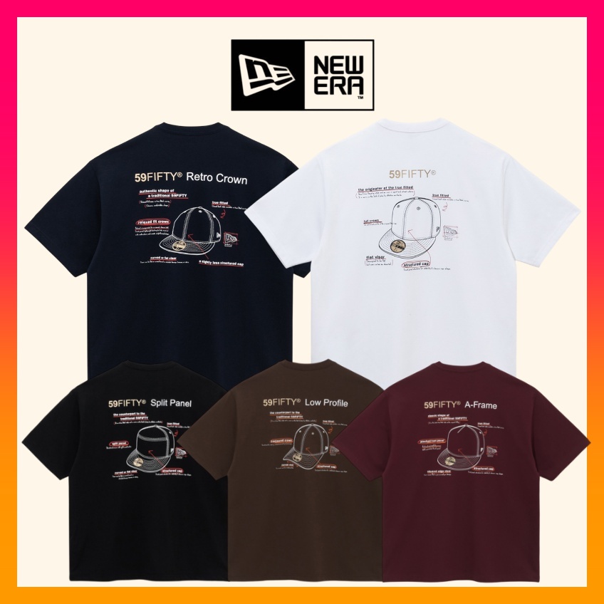 NEWERA 59FIFTY Newera Cap Description T-shirt (2025New) | Shopee Singapore
