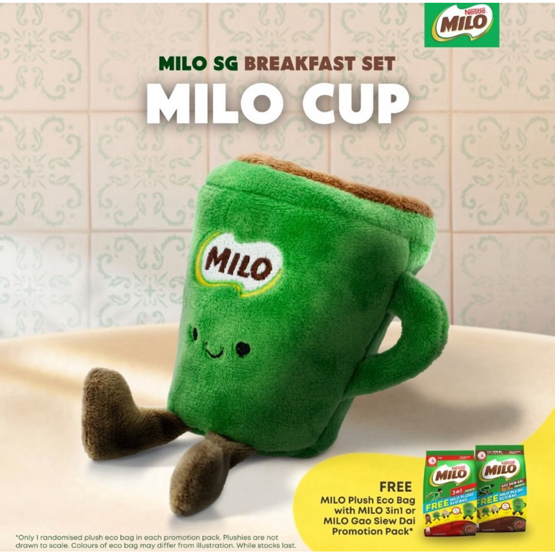 2025 Collectible Milo Plush Eco Bag Promotional Pack Limited Edition ...