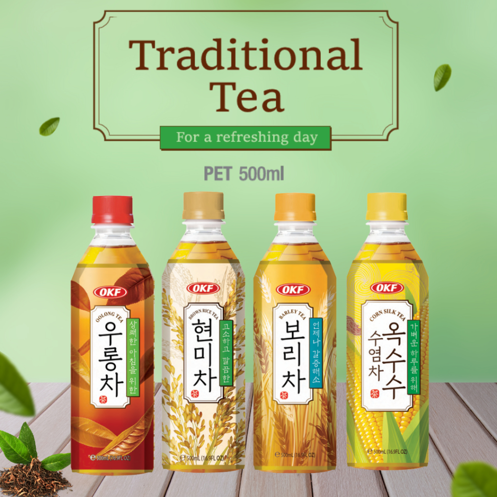 OKF Korea Traditional Fusion Tea Beverage (Corn Silk/Barley/Brown Rice ...